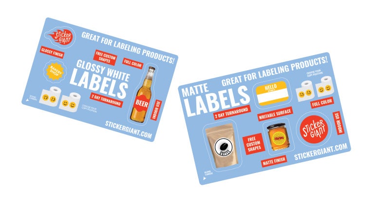 Custom Labels are Now Available with 1 Day Printing and Turnaround