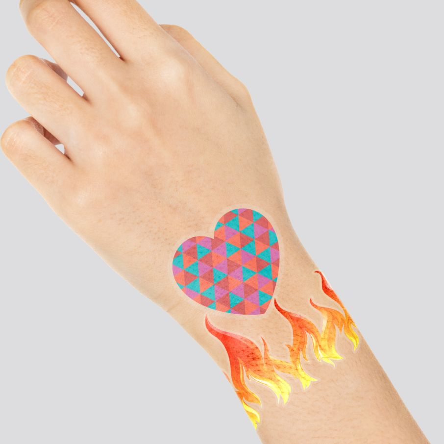 Waterless Temporary Tattoos