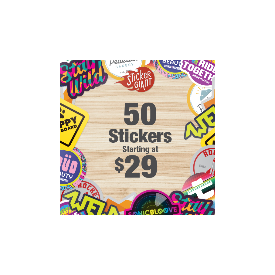 Die Cut Stickers - Custom Shapes & Sizes