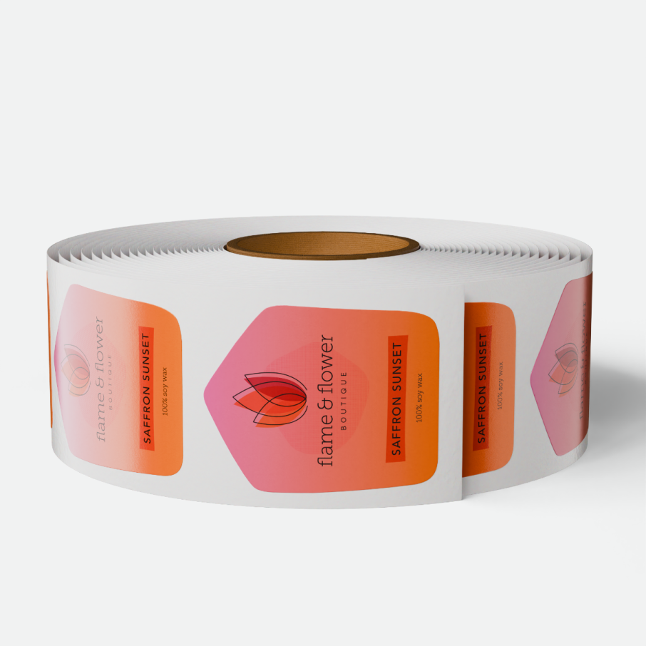 Custom Glossy Paper Labels: Easy-Tear | StickerGiant