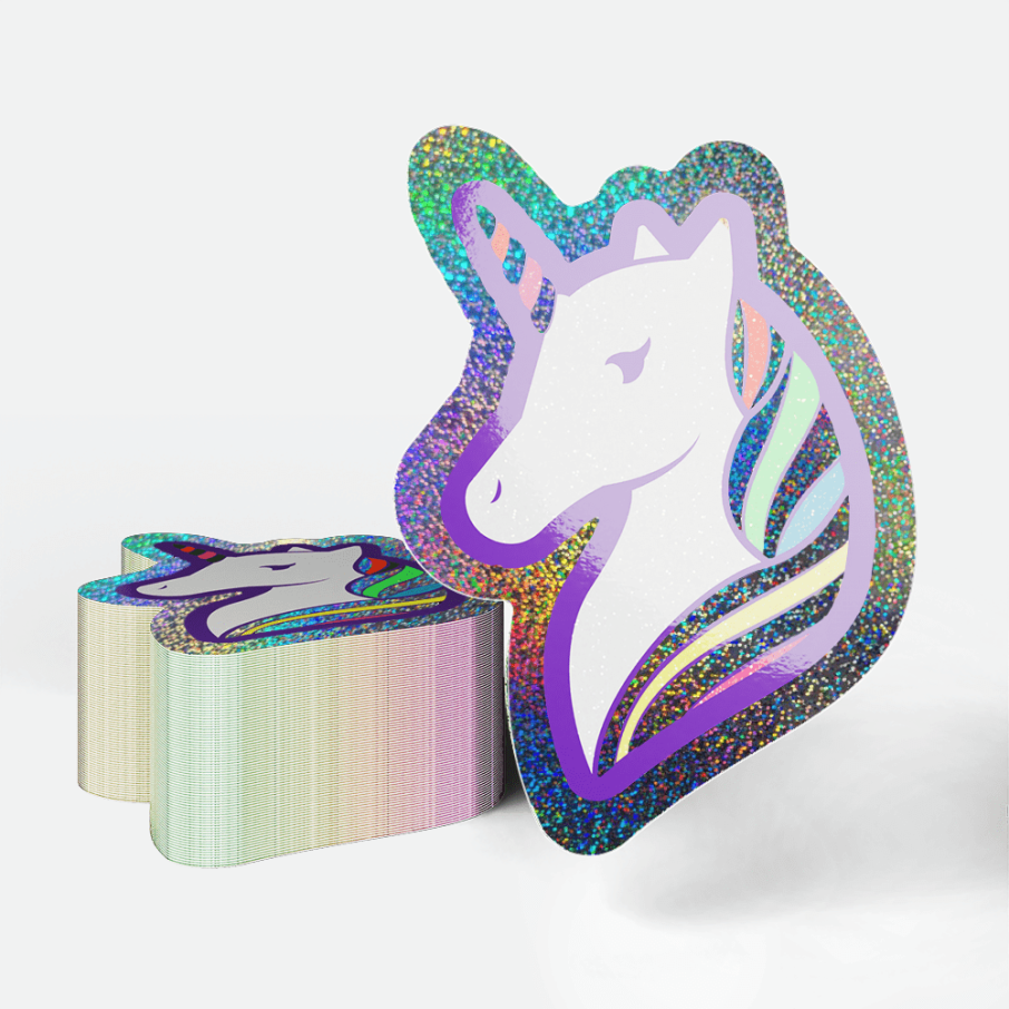 Glitter Stickers With Outdoor, Durable Sparkle - Order Now! | StickerGiant