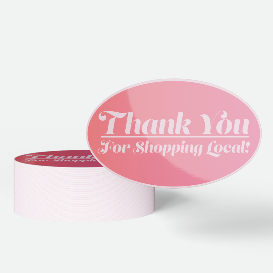 Oval Stickers Or Euro Stickers? We've Got 'Em - Order Now! | StickerGiant