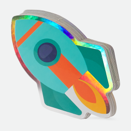 Custom Holographic Stickers Bring Color to Your Brand & Designs