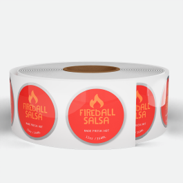 Custom Clear Labels - Custom Sizes & Free Shipping