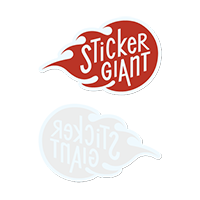 Clear Stickers can be Printed with Front or Back Face Adhesive