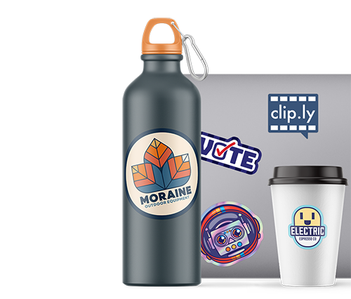 Die Cut Custom Stickers: Crack And Peel Back | StickerGiant